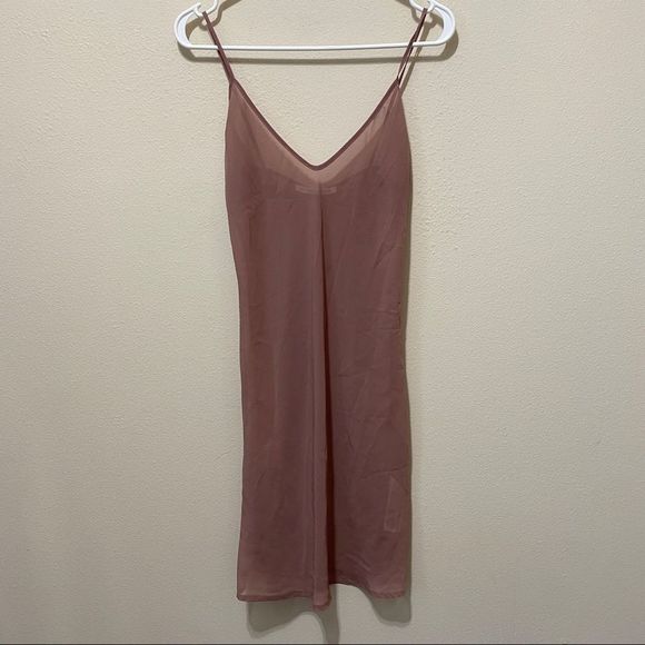 Adolfo Dominguez | Dresses | Adolfo Dominguezmauve Pink Sheer Mini ...